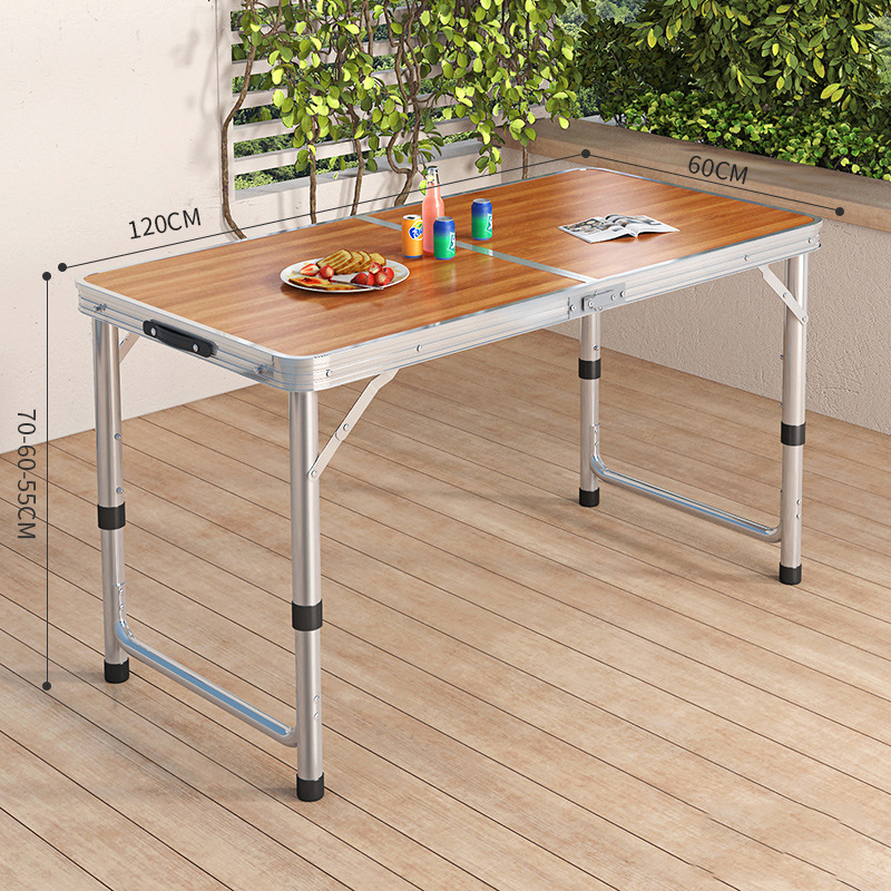 Meja Lipat Portable / Meja Lipat Koper / utk Camping Piknik DLL Indoor ...