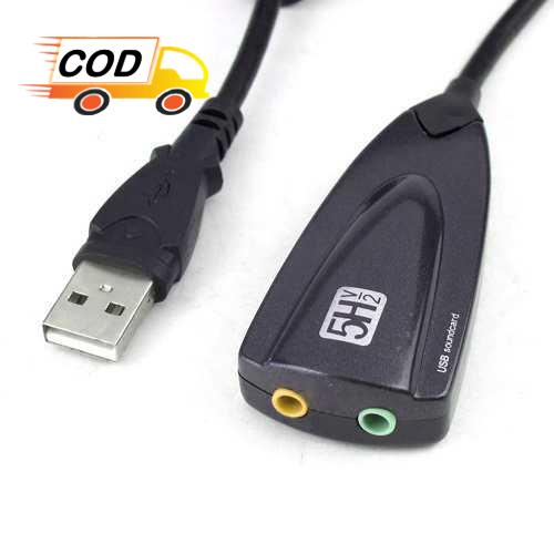 Soundcard USB Virtual 7.1 Channel Dengan Port Mikrofon Mic dan Headset ...