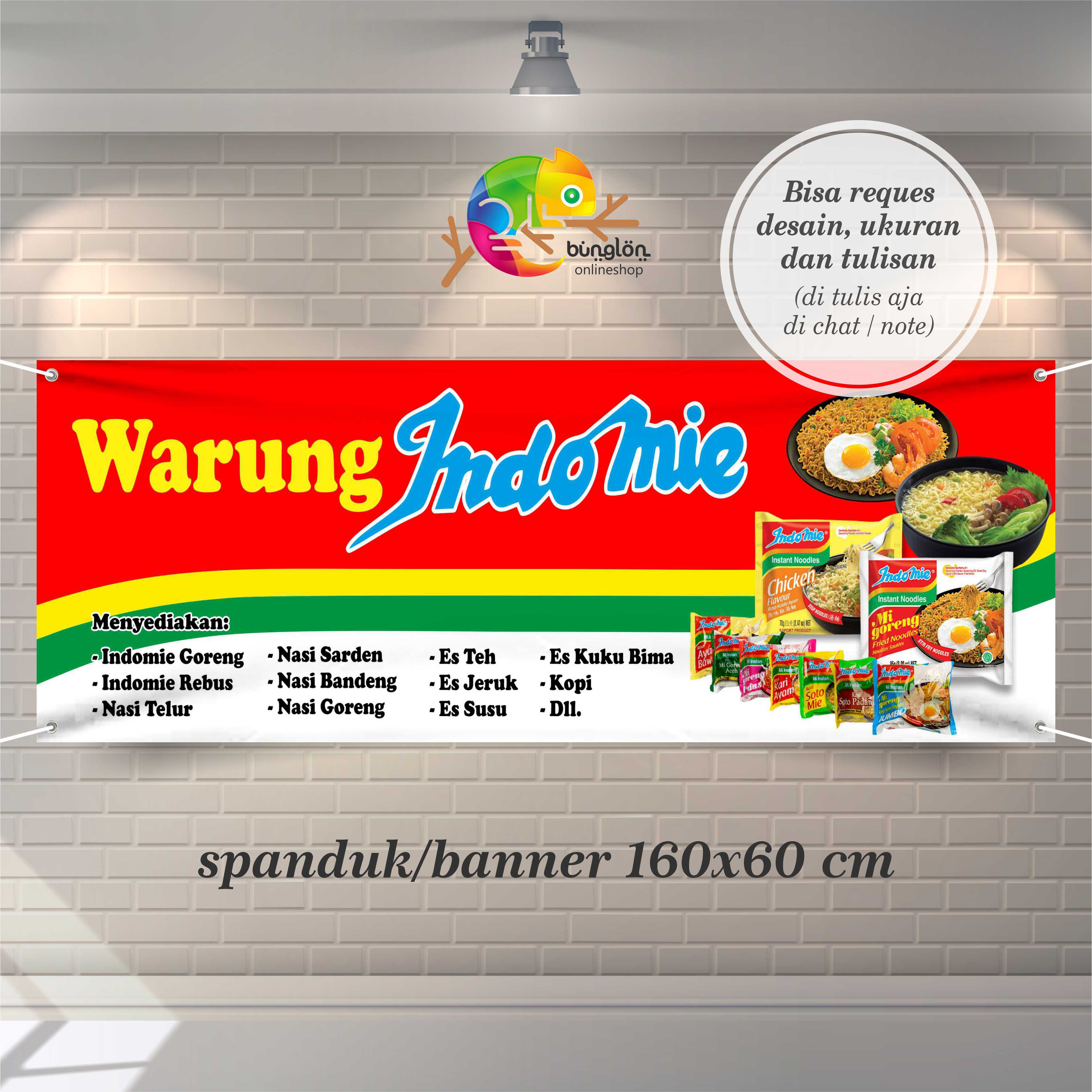 Spanduk Banner Warmindo, Warung Indomie Murah, Model C | Lazada Indonesia