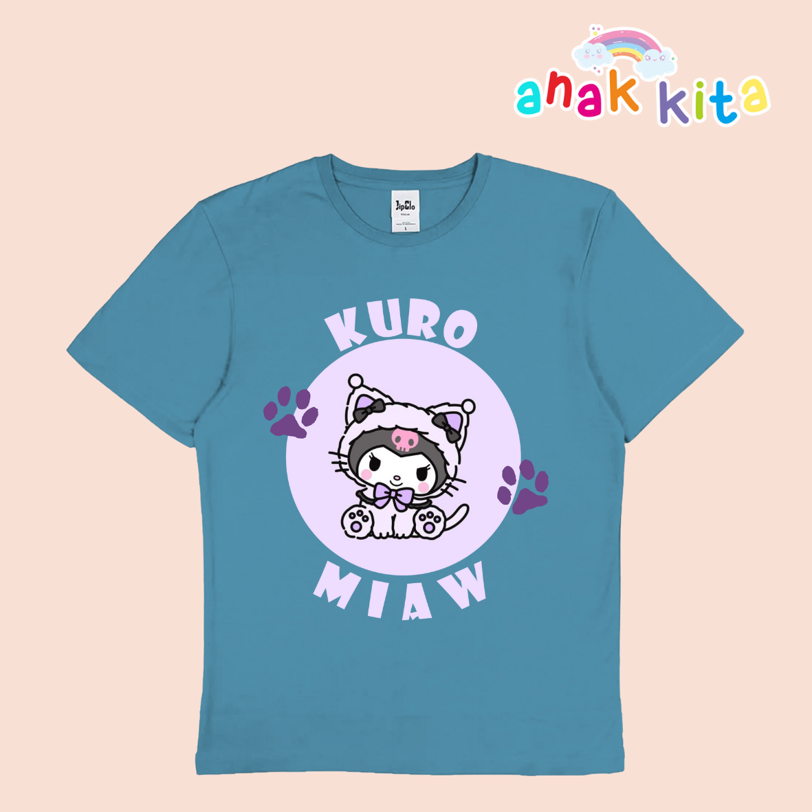 Kaos Kuromi | Sanrio Hello Kitty K2 | T-Shirt Anak Kita Usia 1-10 Tahun ...