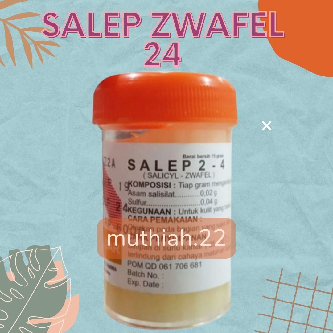 Salep Zwafel 24 Original Sulfur BPOM 15gr, Salep Gatal Zwafel 24 ...