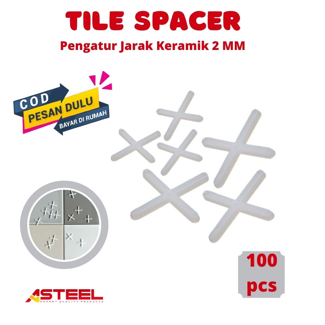 ASTEEL Spacer 2 MM / Tile Spacer / T Cross / Spacer Keramik / Spacer ...