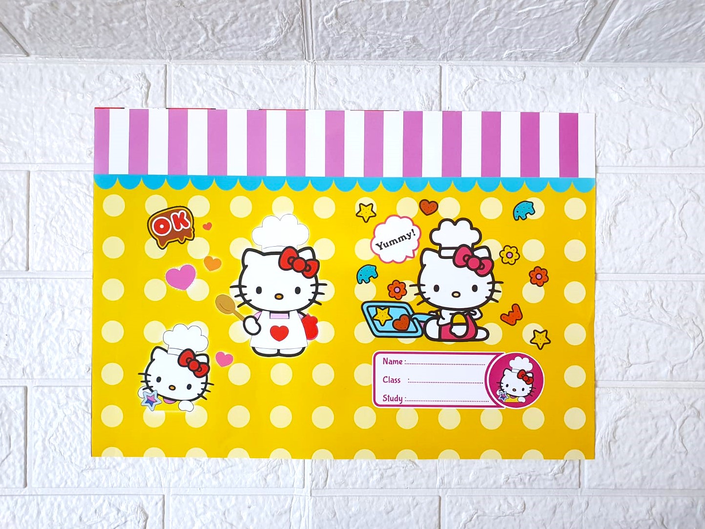 (20 Lembar) Sampul Buku Karakter Hello Kitty/My Melody/KUROMI Ukuran ...