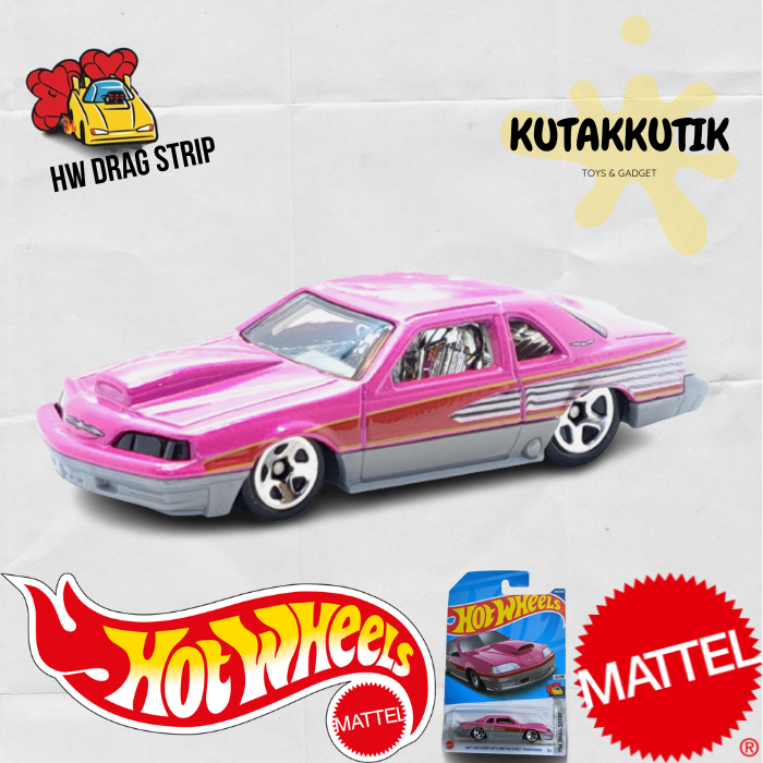 Hot Wheels Matt and Debbie Hays 1988 Pro Street Thunderbird Pink Lot Q ...