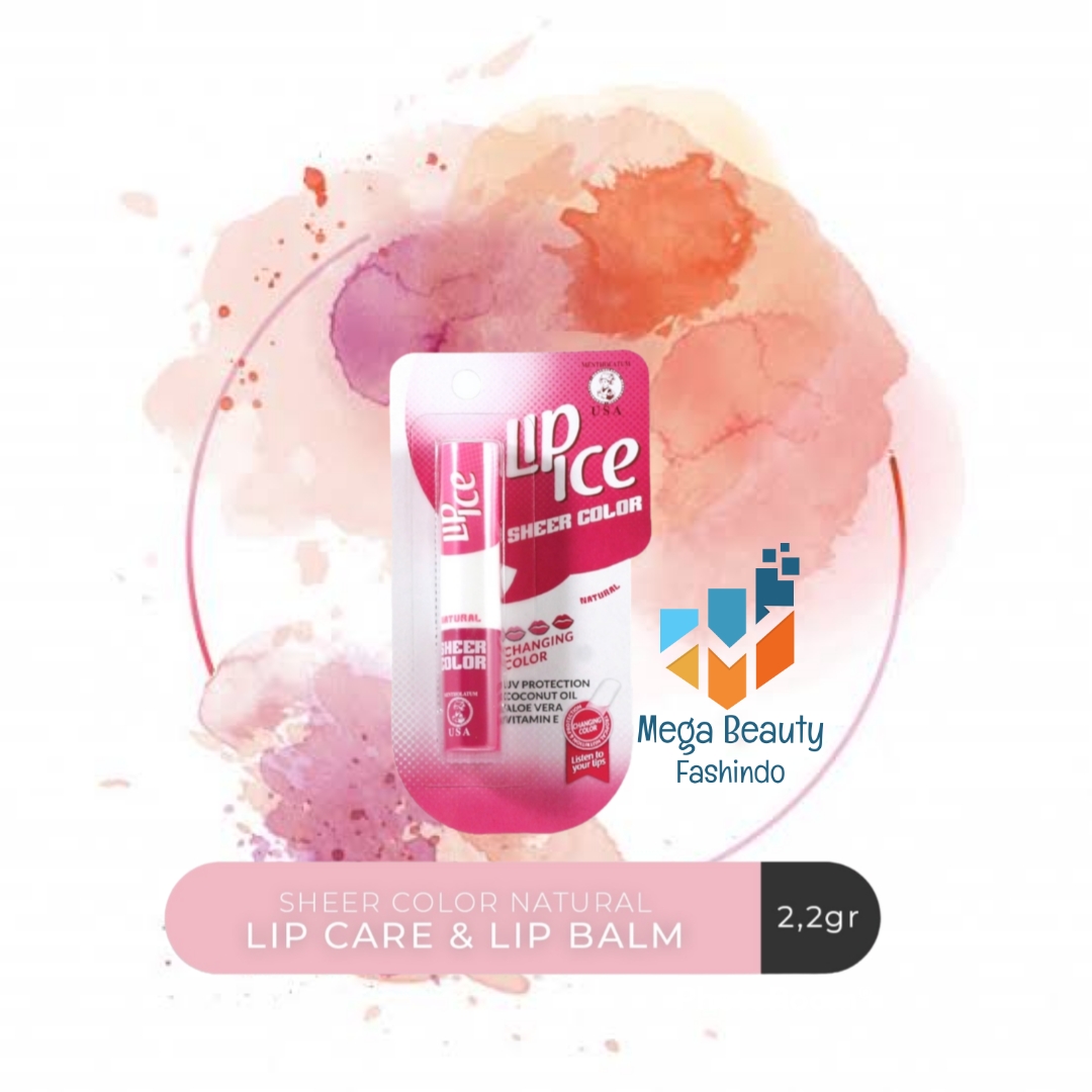 LIP ICE Sheer Color | Bubble Gum | Natural | Starwberry | Apple ...