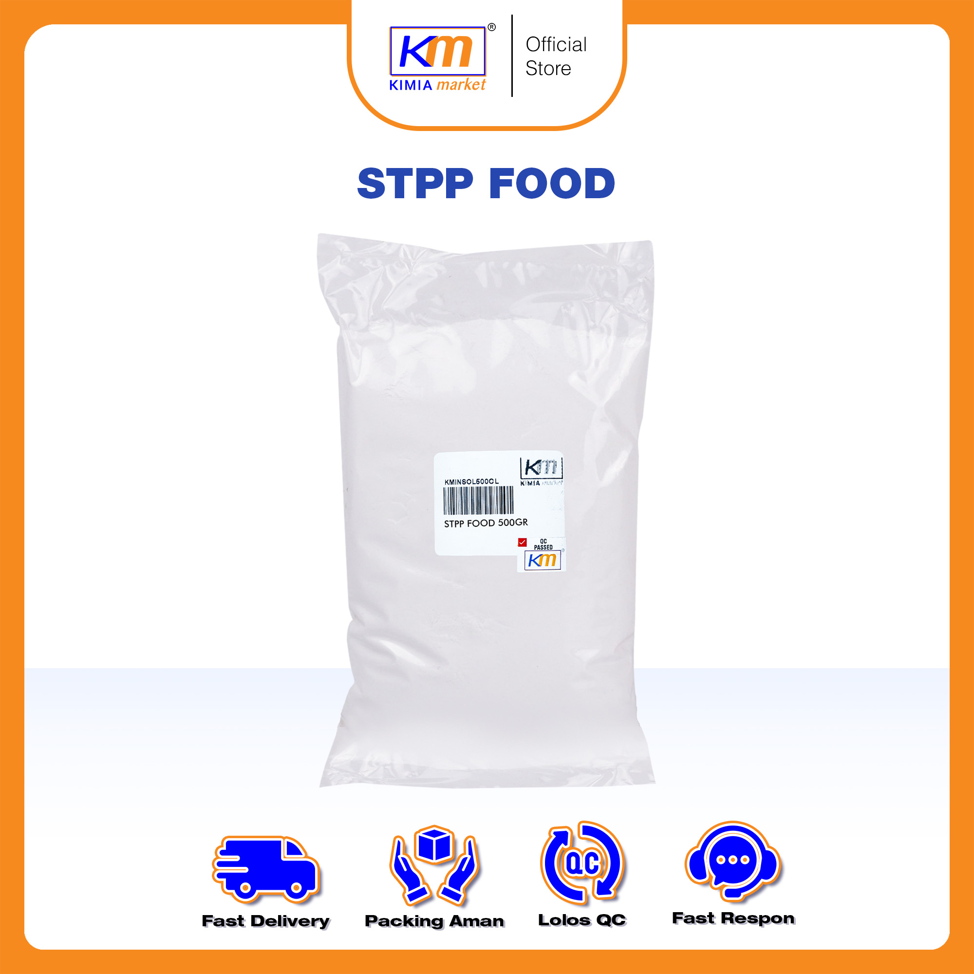 STPP Food Grade / Sodium Tripolyphosphate / Bahan Pengenyal 500gr ...