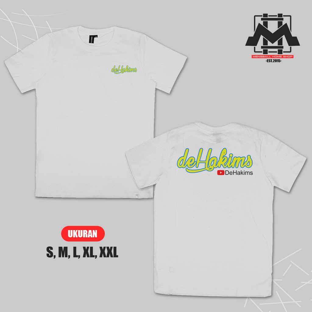 Kaos Dewasa - Kaos Dehakims Logo Dehakims Youtubers / Kaos Polos ...