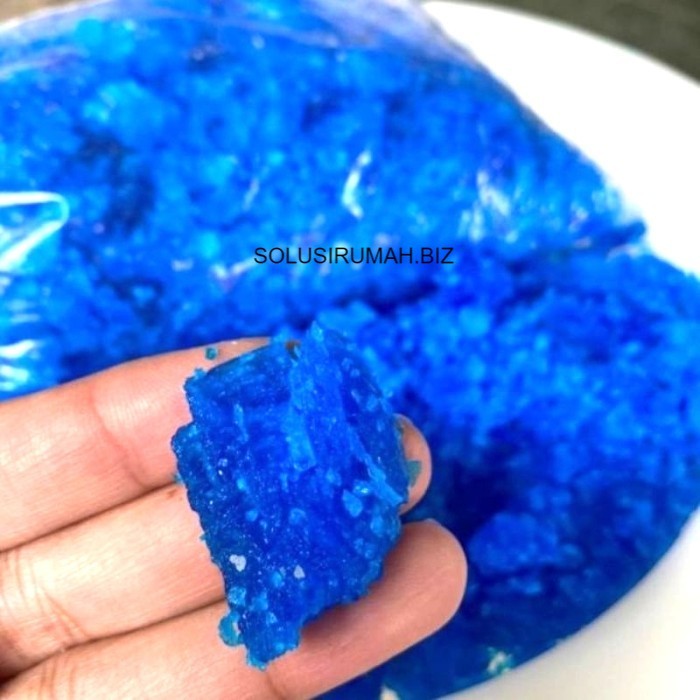 TERUSI KERIKIL CUSO4 COPPER SULFHATE PRUSI PERUSI BIRU KIMIA KOLAM ...