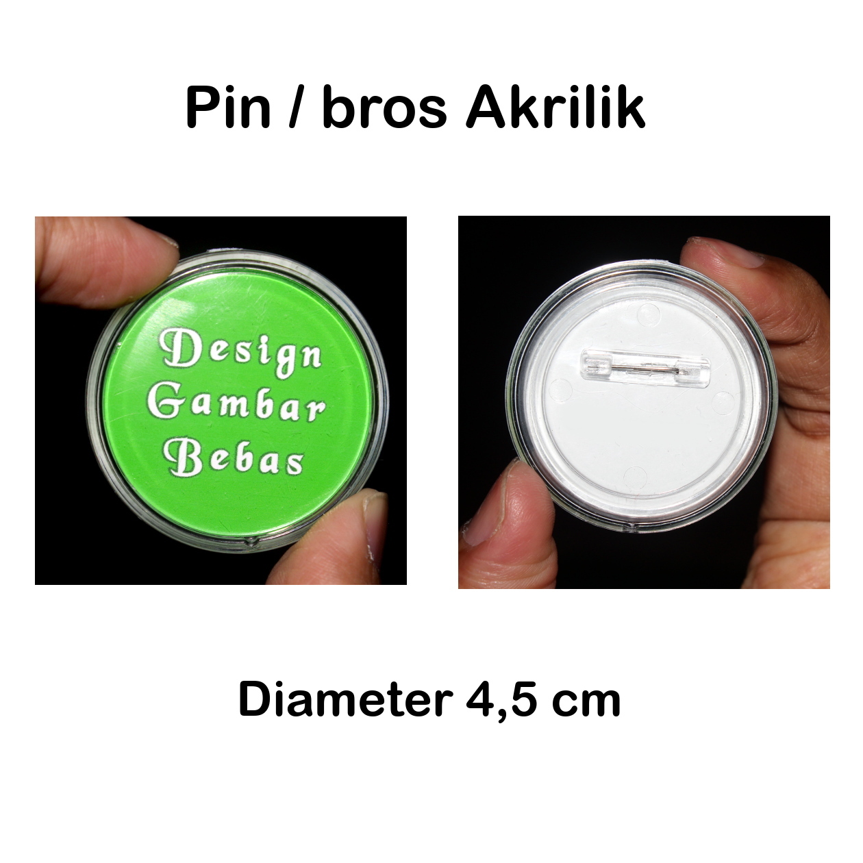 100 PCS PIN BROS AKRILIK CUSTOM | Lazada Indonesia