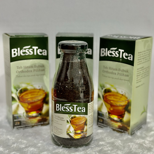 Kemasan Baru Blesstea teh hitam Herbal Alami kemasan botol 110ml ...