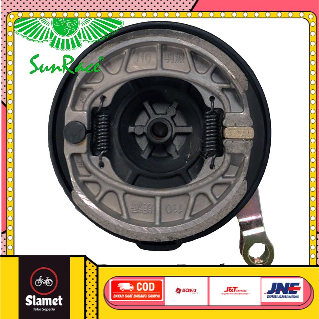 DRUM BRAKE DEPAN / REM TROMOL DEPAN MOTOR LISTRIK / SEPEDA LISTRIK ...