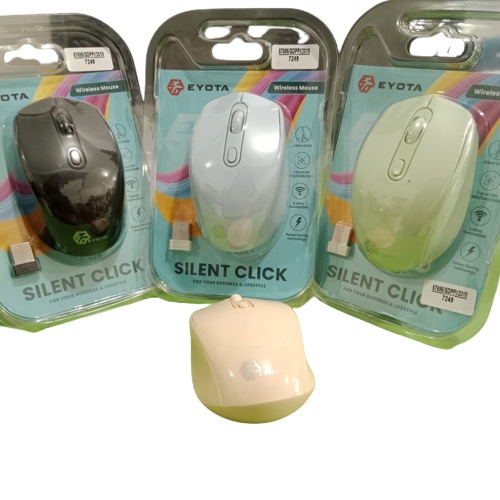 Eyota M77 Mouse Wireless Silent Click | Lazada Indonesia