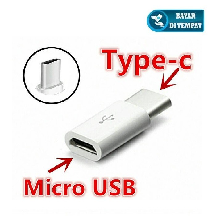 CONVERTER MICRO USB TO TYPE-C / Micro USB Connector to Type C | Lazada ...
