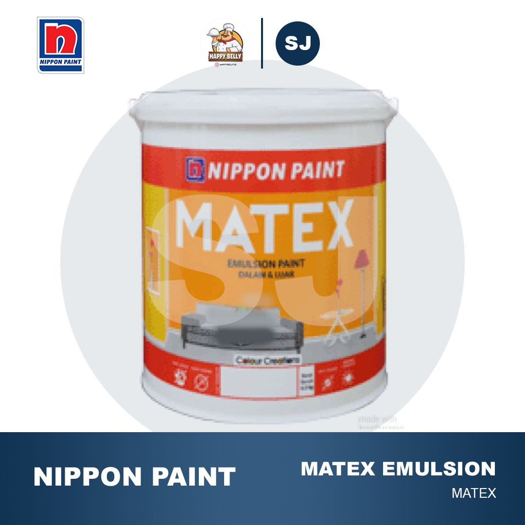 CAT TEMBOK INTERIOR/ CAT NIPPON MATEX EMULSION 20KG WHITE | Lazada ...