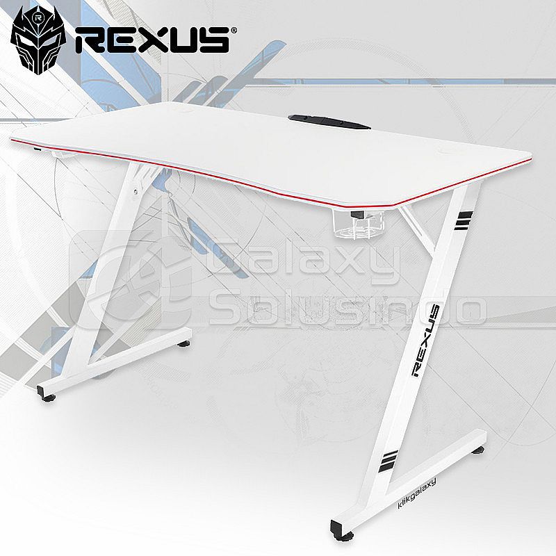 Rexus DIRA RGB Gaming Desk - White | Lazada Indonesia