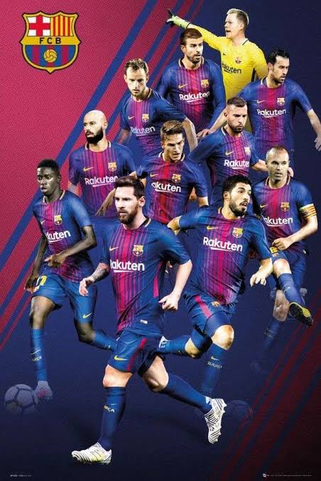 POSTER BARCELONA/POSTER BOLA/POSTER PEMAIN BARCELONA/HIASAN DINDING ...