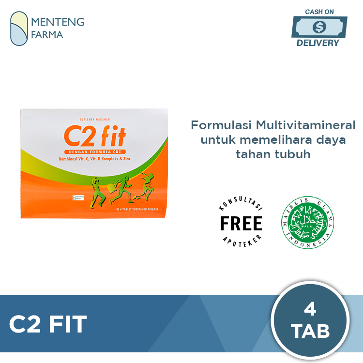 C2FIT 4 Tablet - Suplemen Vitamin C | Lazada Indonesia