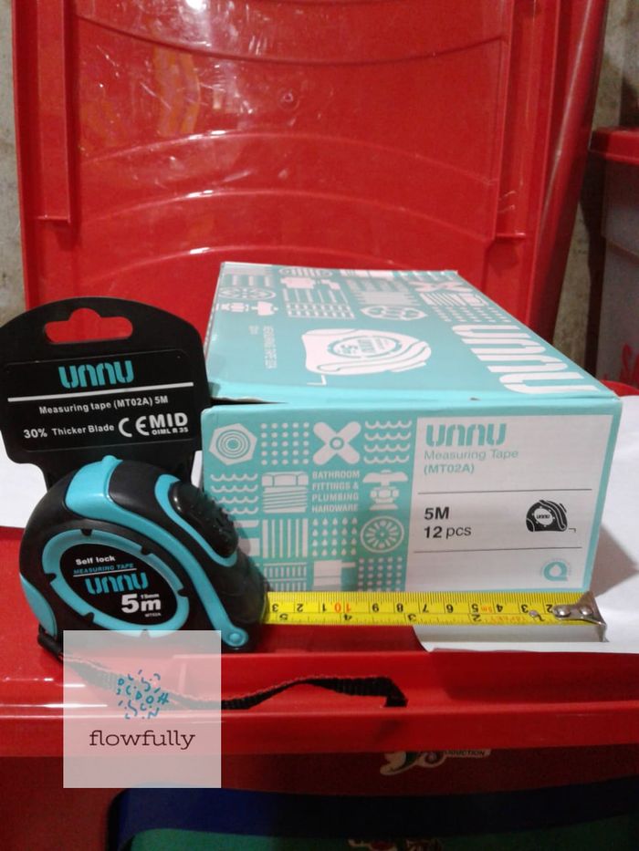 METERAN UKUR 5 METER KARET UNNU MT02A | Lazada Indonesia