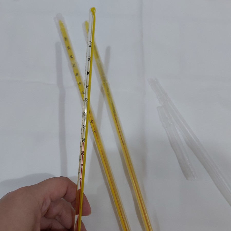 Thermometer Batang Laboratorium Kimia Termometer Alat Pengukur Suhu 0s ...