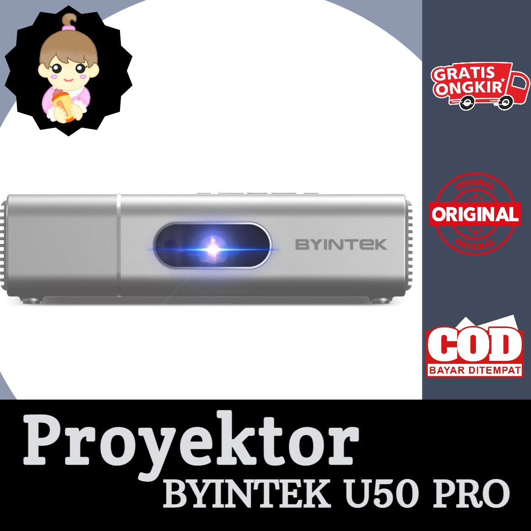 Proyektor U50 Pro Android Full HD | Byintek U50 Pro Android/proyektol ...