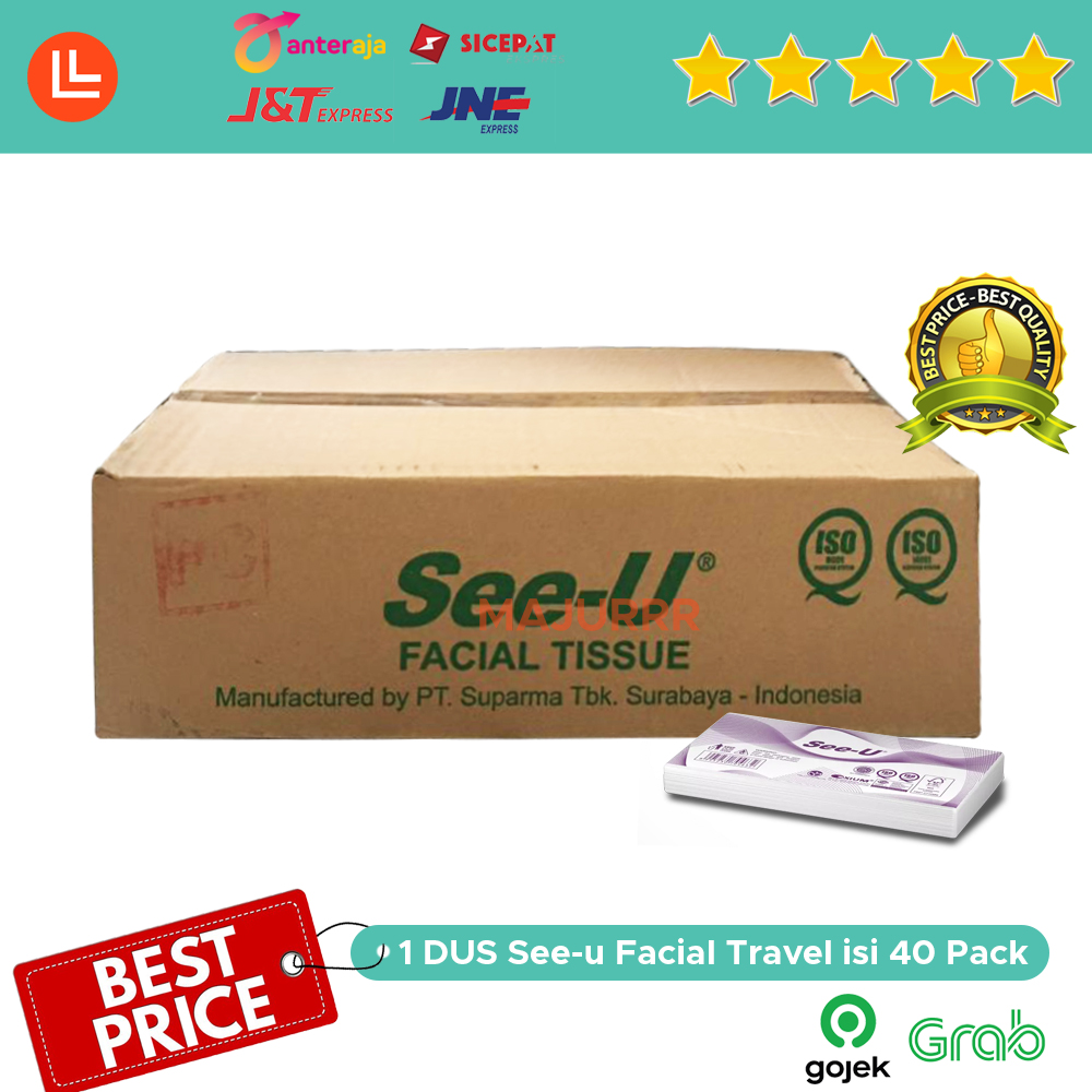 Tissue SEE-U FACIAL Travel Pack -1 DUS 40 pack | Lazada Indonesia