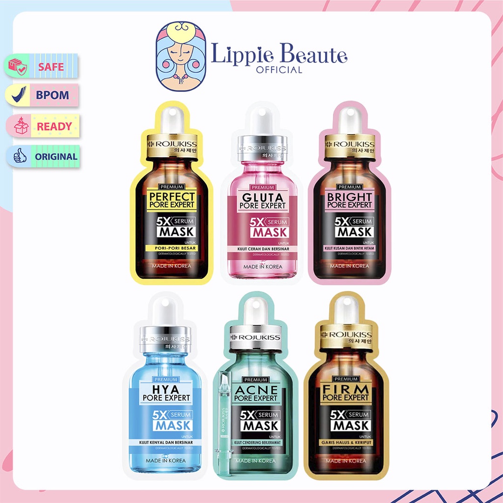 ROJUKISS - Premium 5X Intensive Mask 25ml Bright Pore Perfect Pore Acne ...