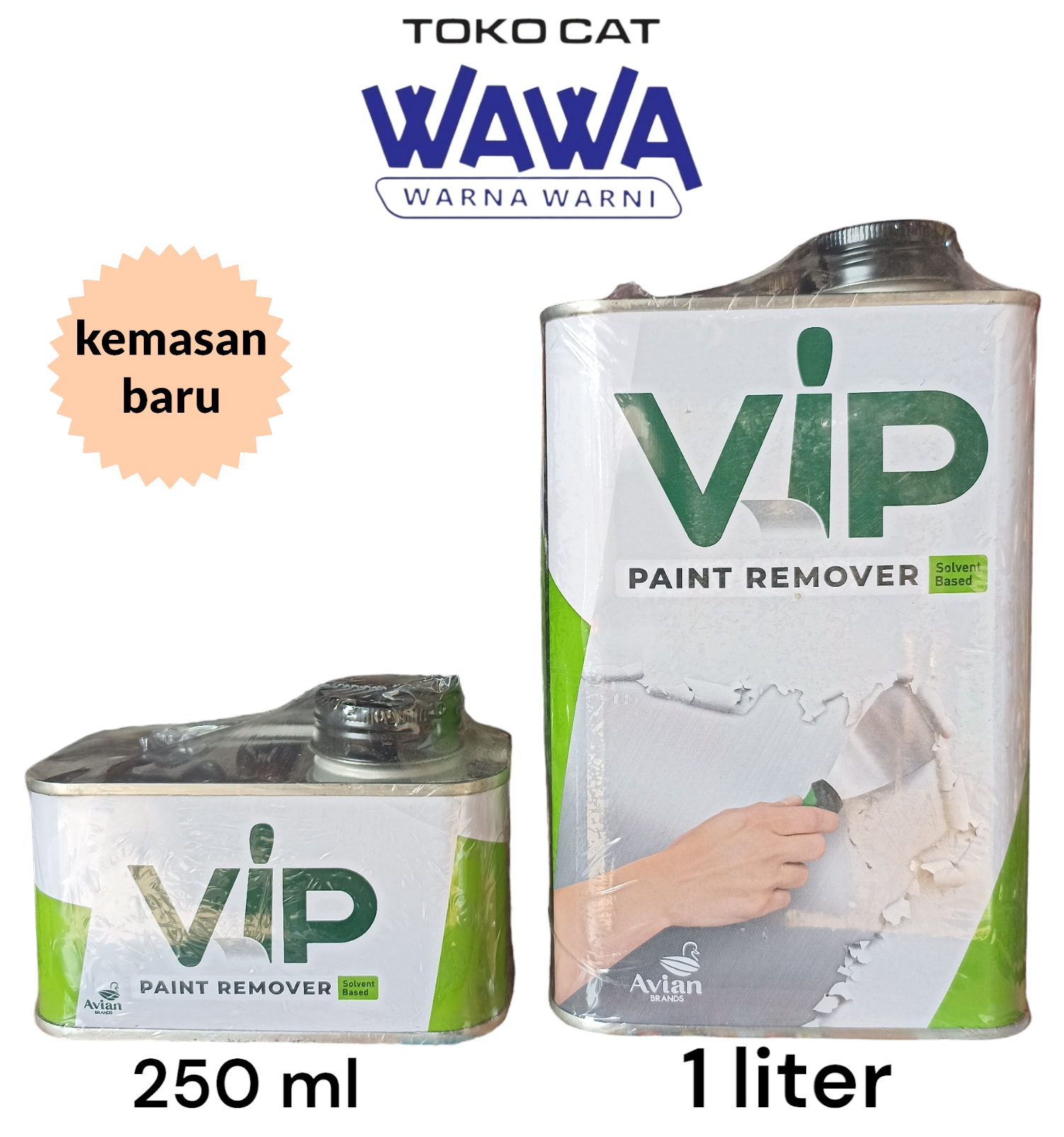 Vip paint remover perontok cat 1liter besar / 250ml kecil | Lazada ...