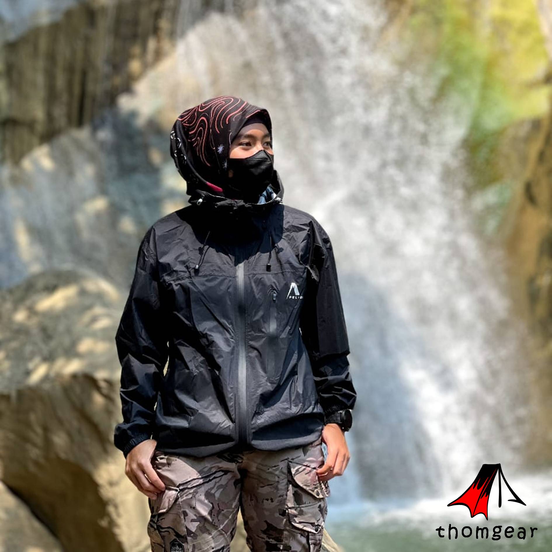 Jaket Gunung Outdoor Waterproof Pelvoux Lyngen Ultralight Packable Rain ...