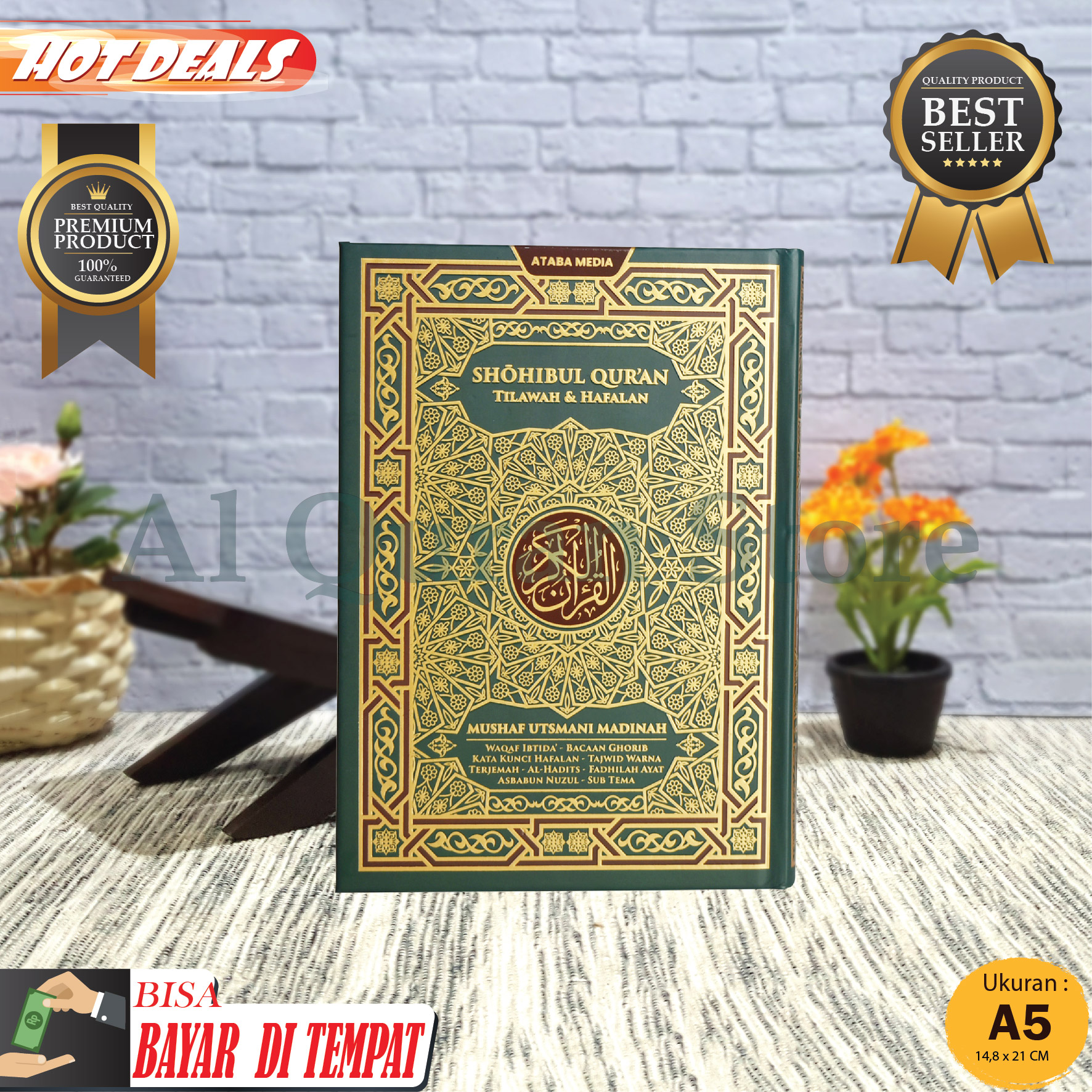 COD - Al Qur an Shohibul Quran A5 15x21cm Sedang Ataba Media Al Quran ...