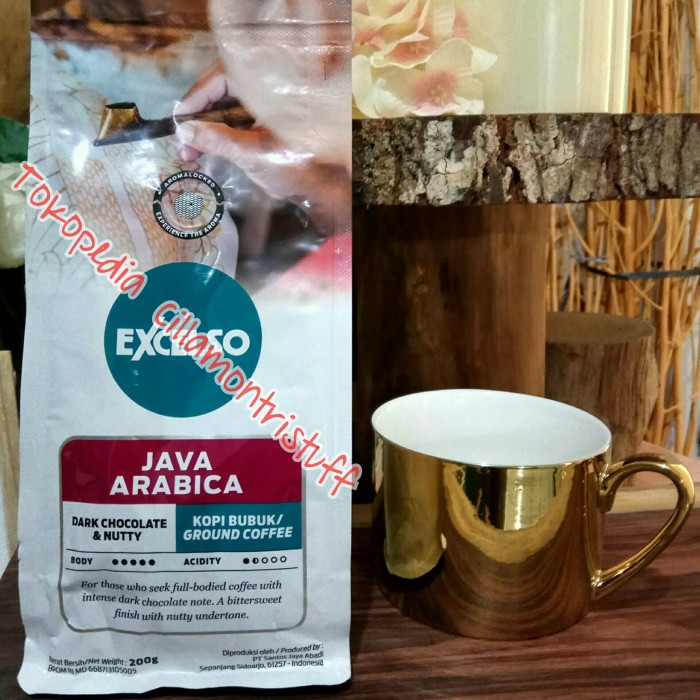 kopi excelso java arabica 200gr bubuk (O2T5) Bubuk minuman rasa kopi ...
