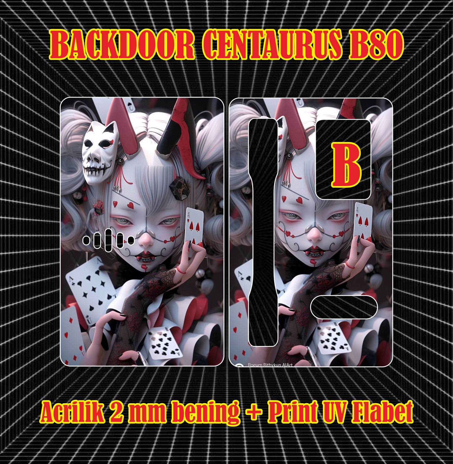 BACKDOOR ACKRILIK CENTAURUS B80 FULL PRINT UV | Lazada Indonesia