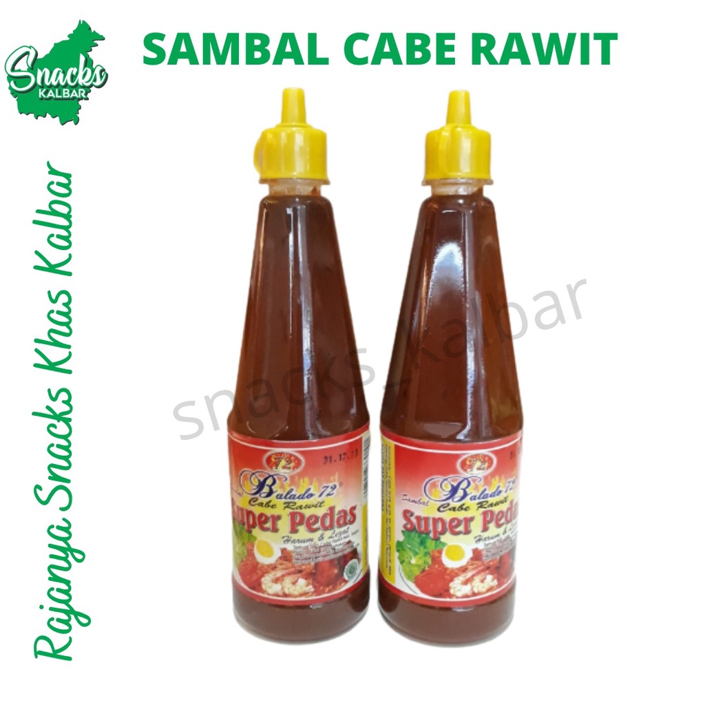 Sambal Balado 72 Cabe Rawit Super Pedas Khas Pontianak | Lazada Indonesia