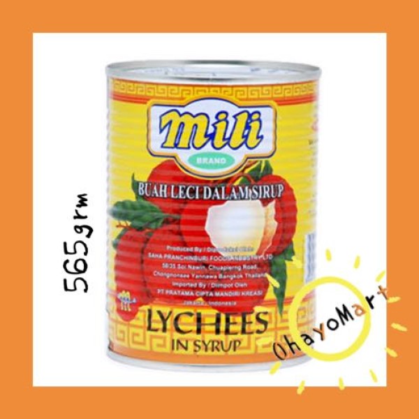 Mili Leci/ Mili Lychee / buah leci/ leci kaleng 565g | Lazada Indonesia