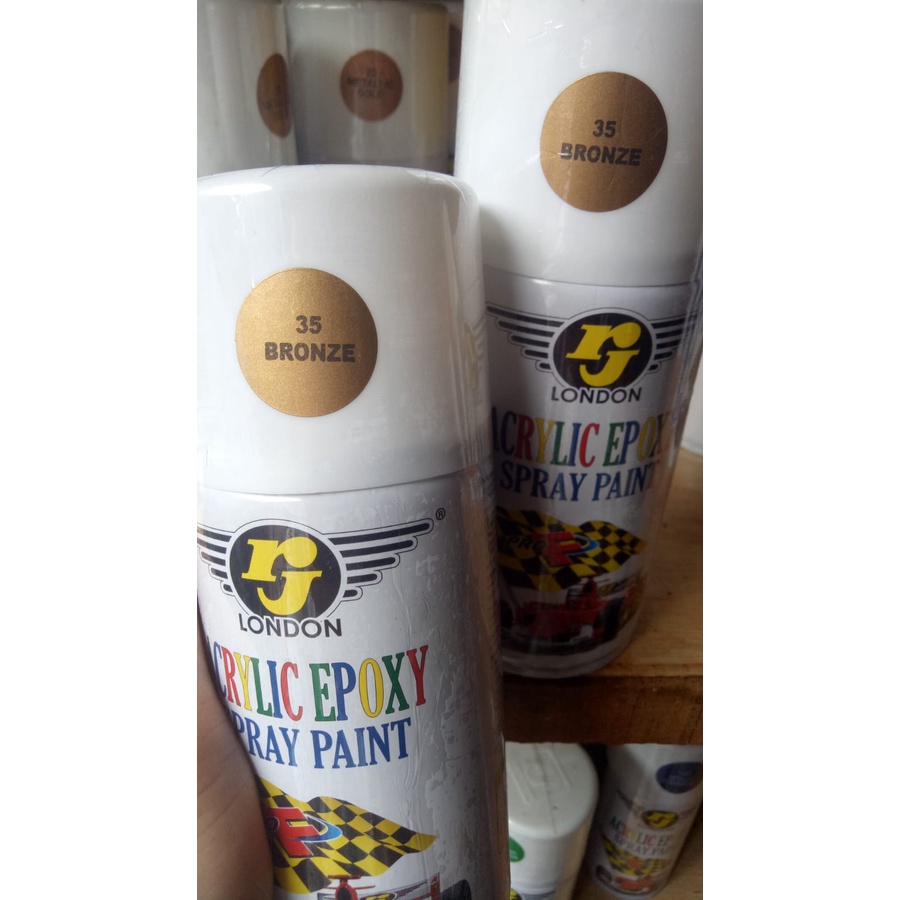 cat semprot pilok pilox rj 300cc bronze 35 300cc rj london coklat muda ...