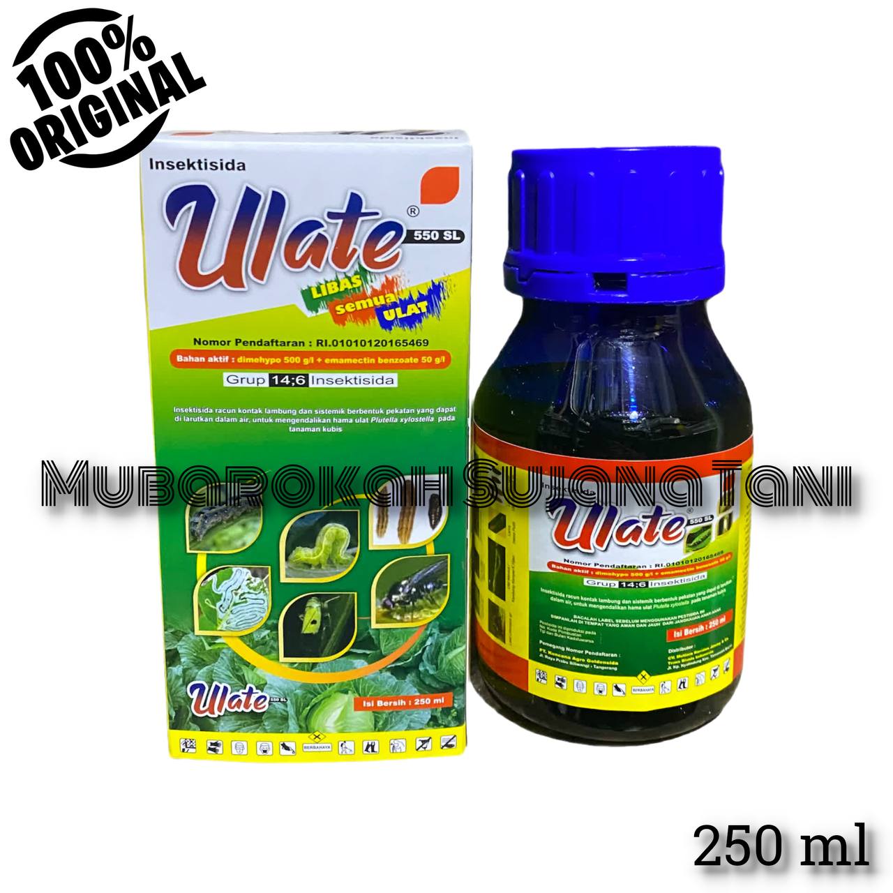 Insektisida ULATE 550SL 250ml Pembasmi Hama Ulat Daun | Lazada Indonesia