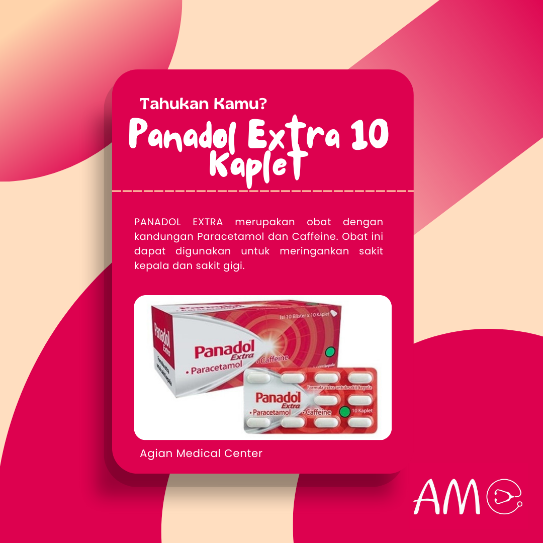 Panadol Paracetamol, Extra, & Cold and Flu 10 Tablet - Obat pereda ...