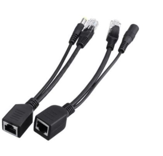 POE SPLITTER INJECTOR ADAPTER CABLE 1 SET FOR IP CAM CCTV - KABEL POE ...