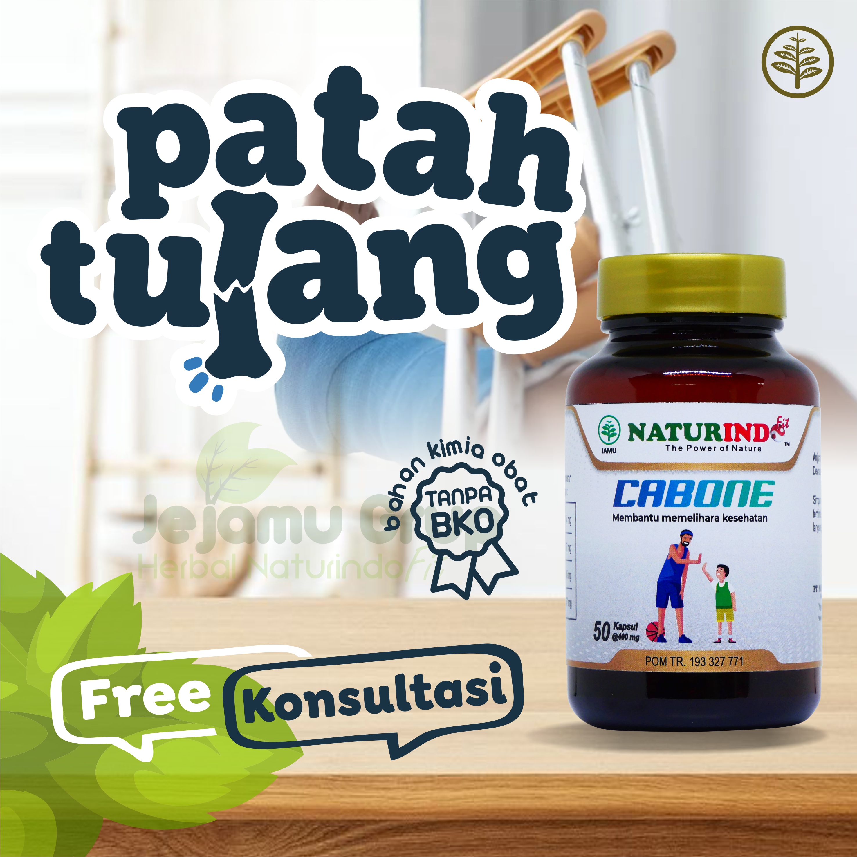 Obat Patah Tulang Dan Retak Penyambung Tulang Nutrisi Tulang Kalsium ...