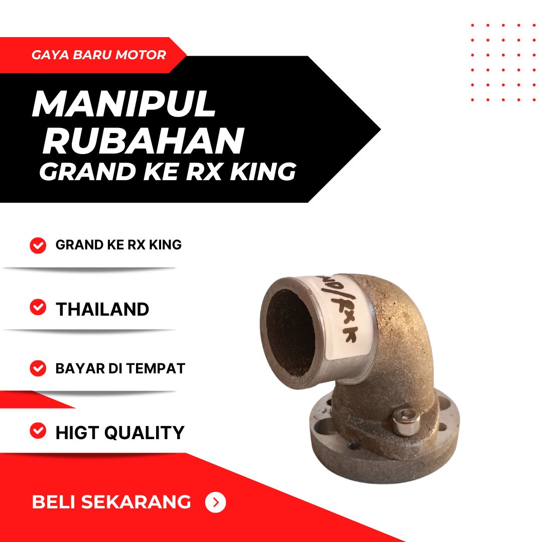 INSULATOR MANIFOLD MANIPUL RUBAHAN GRAND KE RX KING | Lazada Indonesia