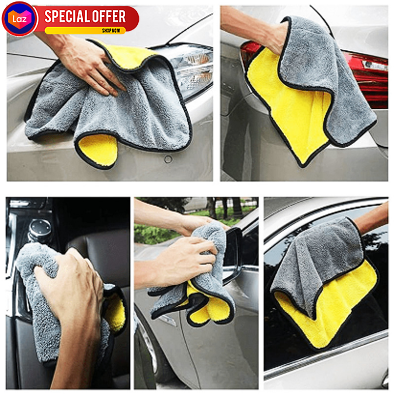 Kain Lap Kaca Pembersih Interior Mobil Kain Lap Motor Serbet Microfiber ...