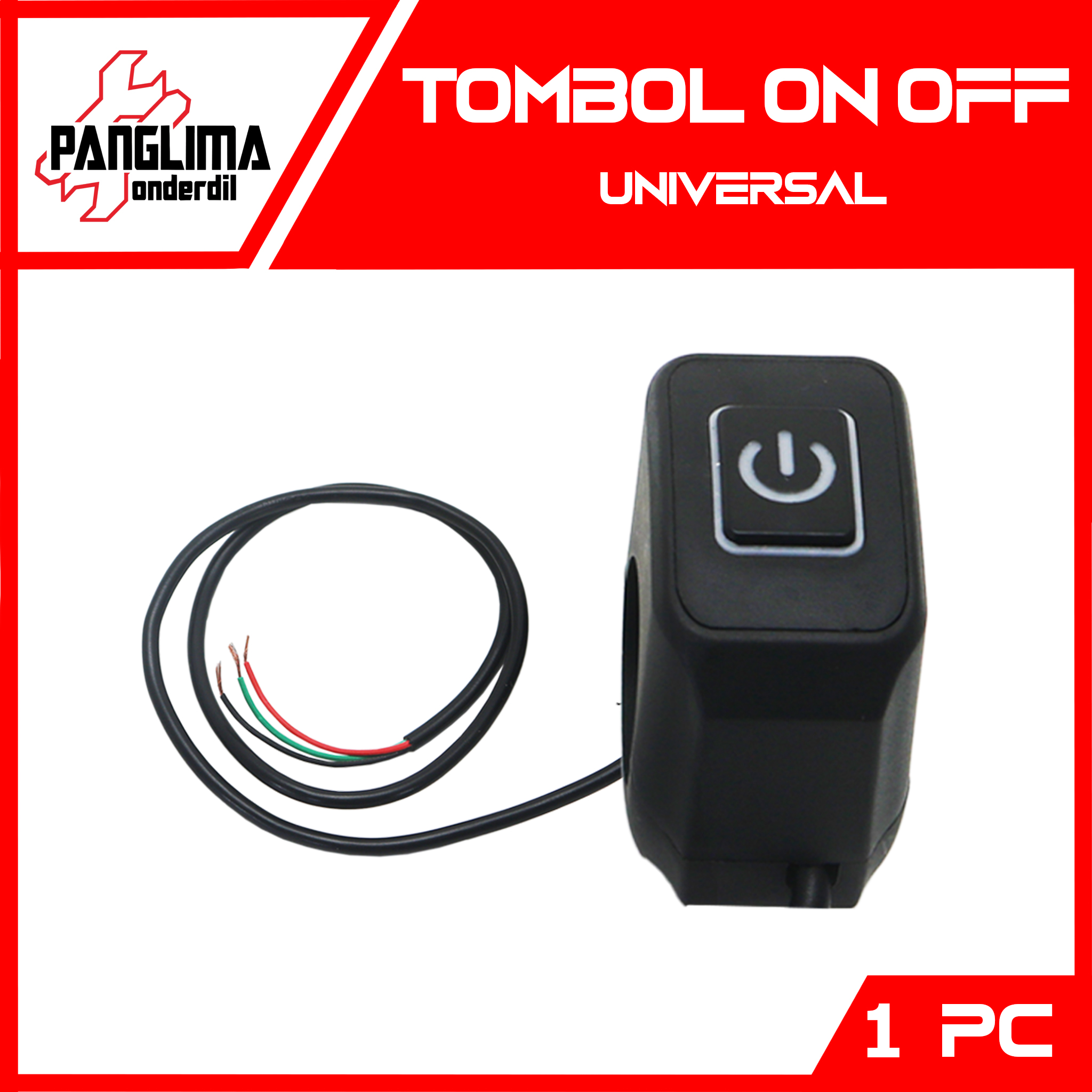 Tombol On-Off Untuk Semua Jenis Motor-Universal Saklar-Swit-Switch 1 ...