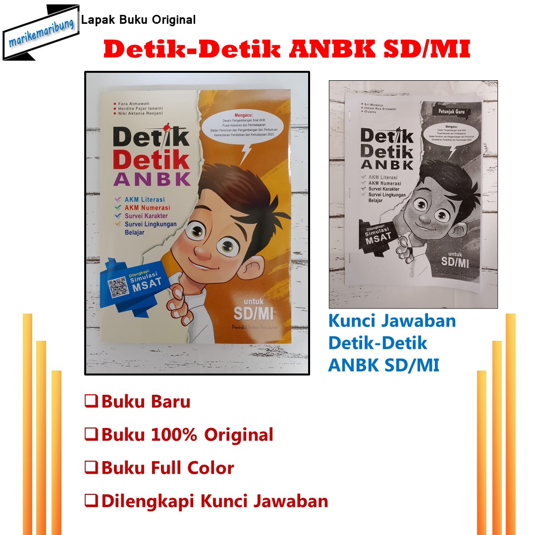 Buku Detik-Detik ANBK SD/MI [AKM Literasi & Numerasi dan Survey ...