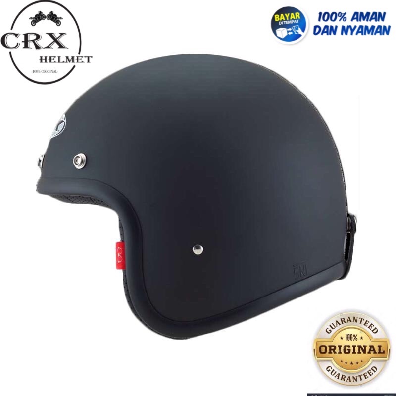 Helm INK Retro A70 Black Doff | Lazada Indonesia