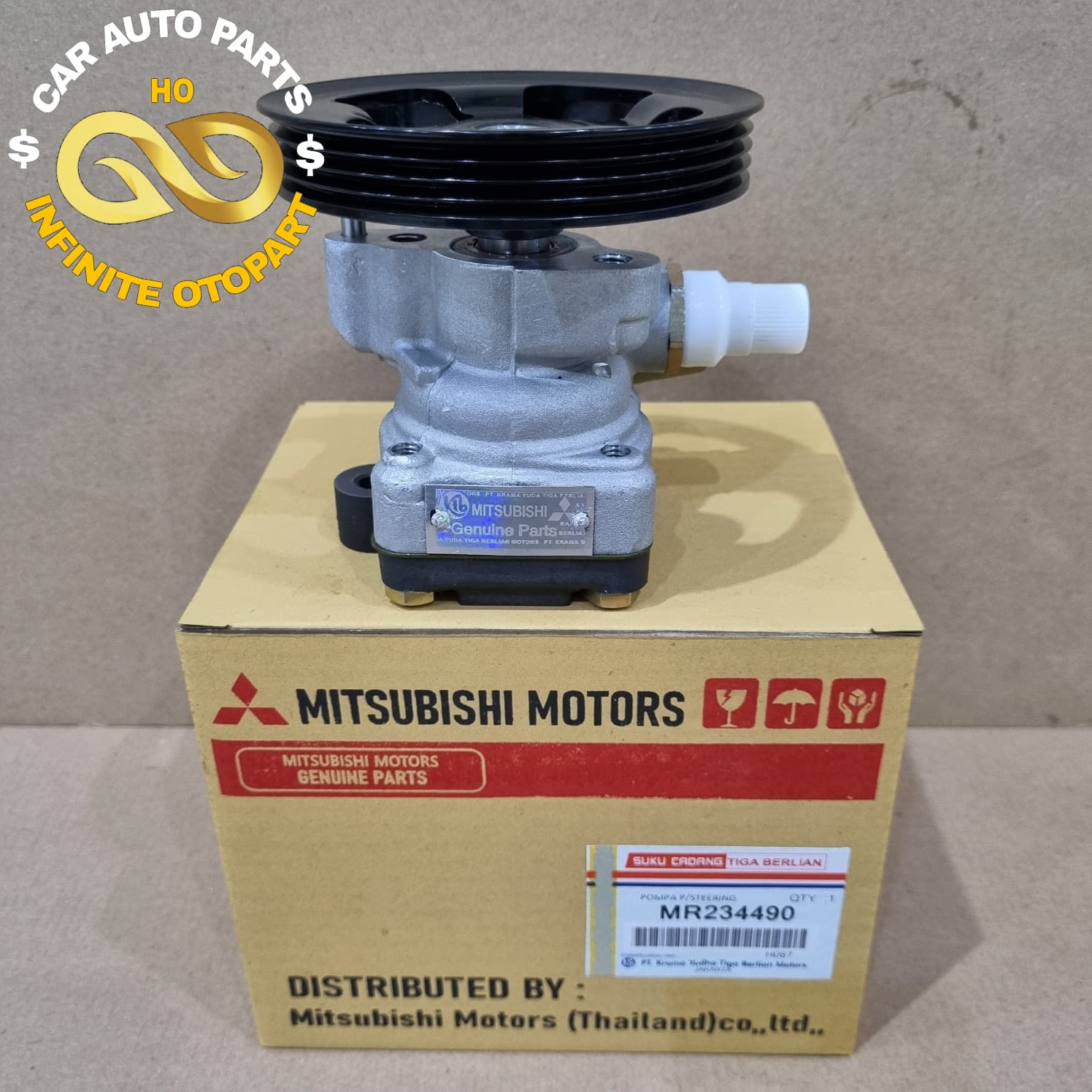 POMPA POWER STEERING MITSUBISHI KUDA DIESEL KUDA BENSIN MR234490 ...