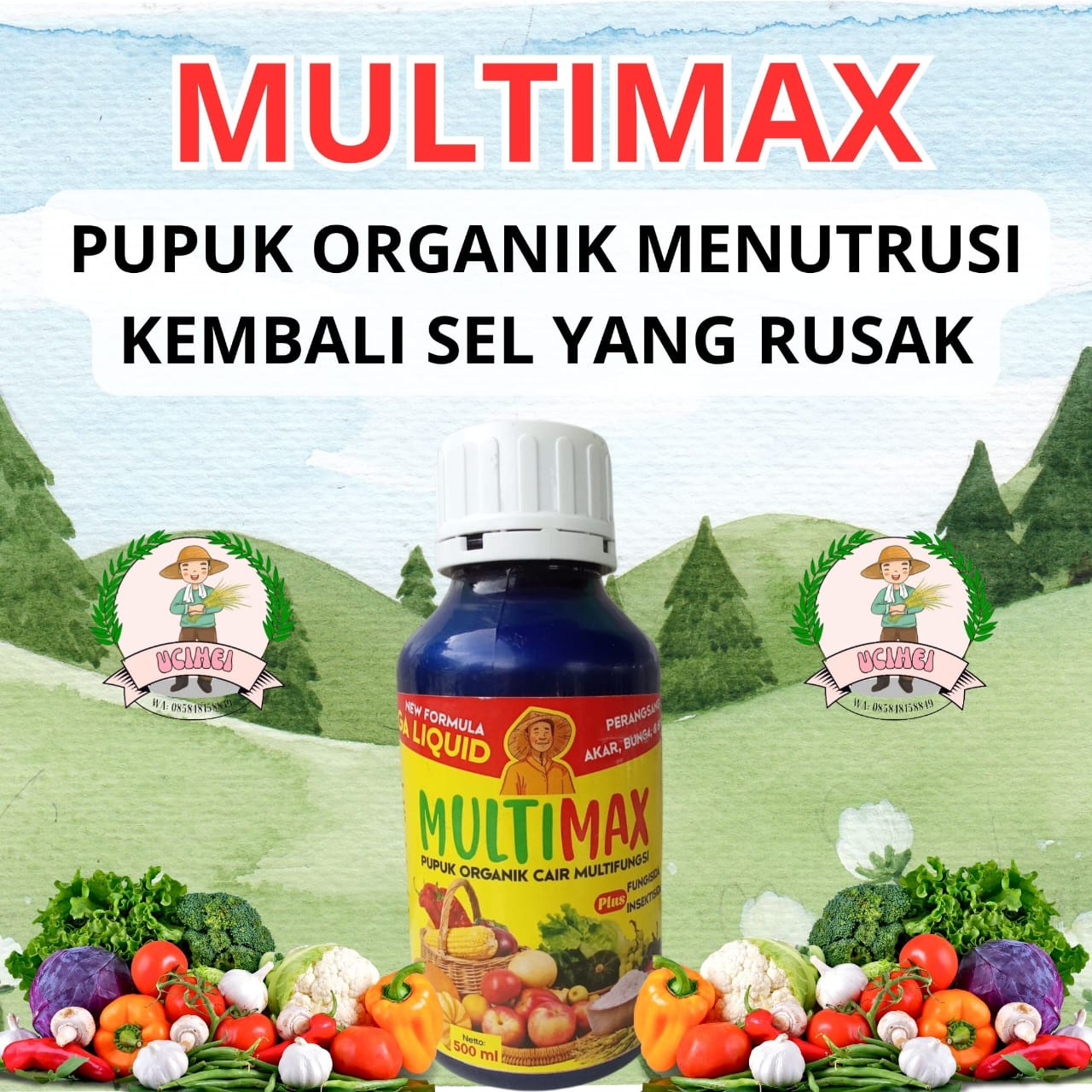 MULTIMAX PUPUK ORGANIK CAIR YANG MENDORORNG PERTUMBUHAN | Lazada Indonesia