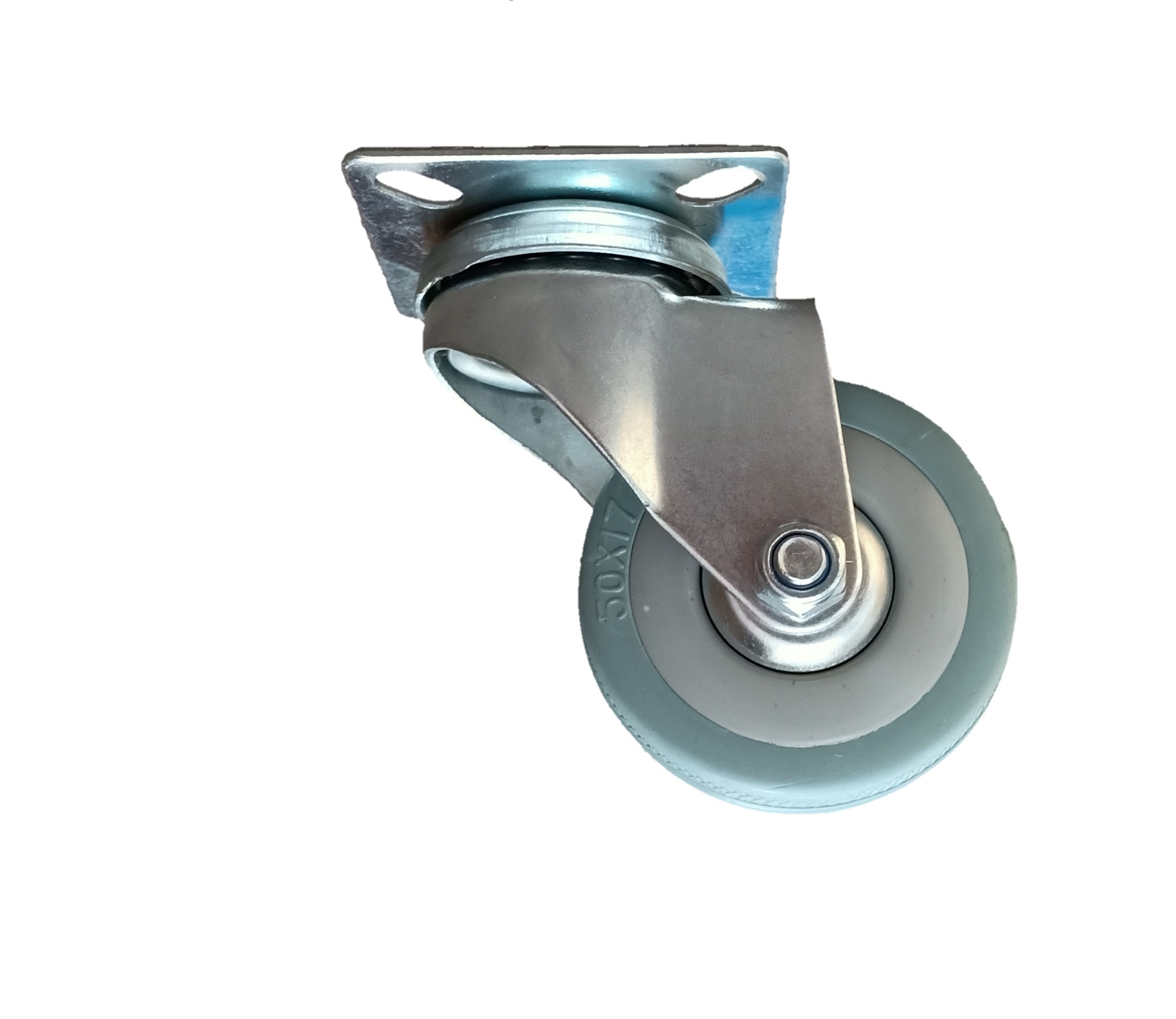 1 Set (4 Pcs) RODA CASTER 2 Inch ABU-ABU HIDUP MATI DAN REM HI-tec ...