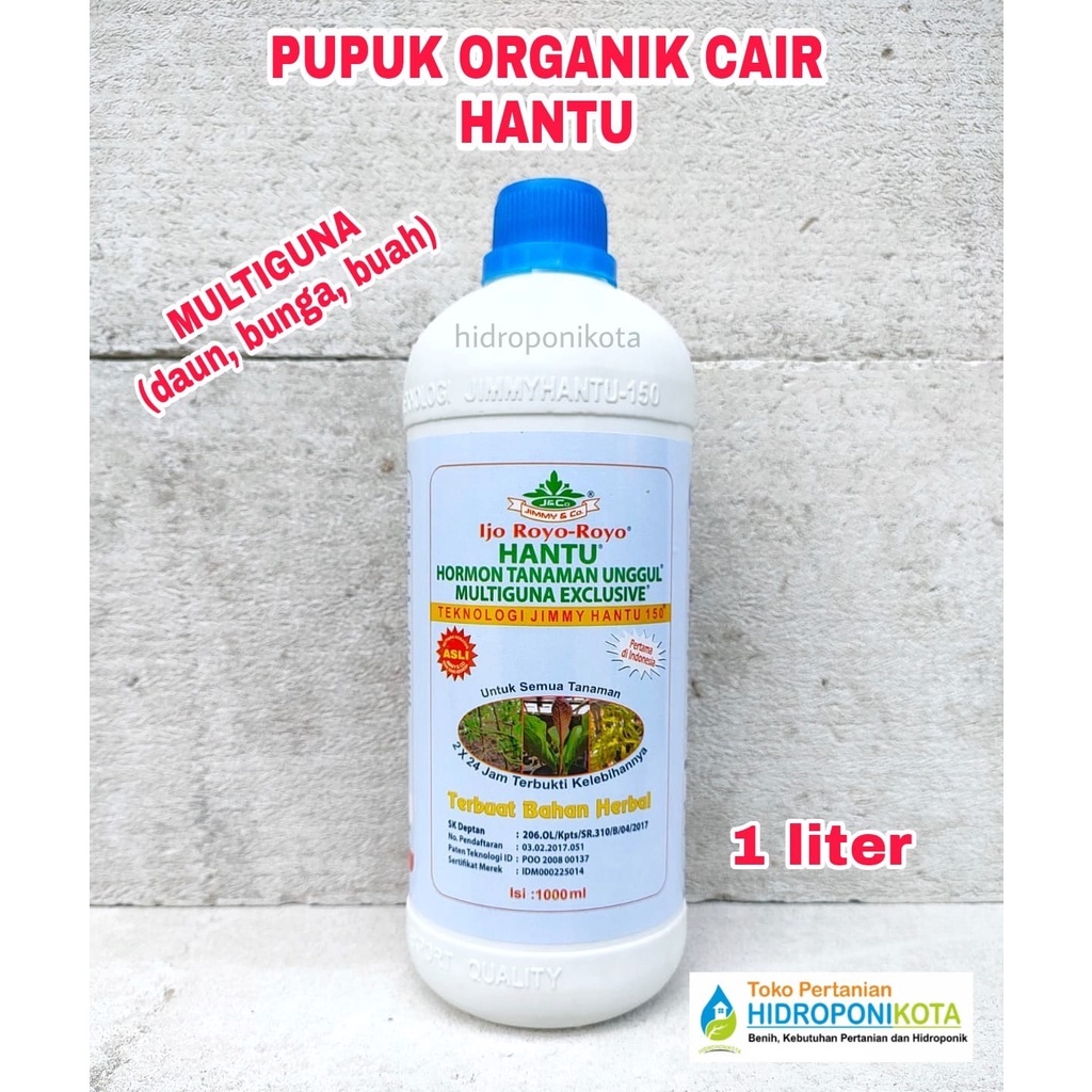 pupuk HANTU MULTIGUNA 1 LITER - pupuk HANTU 1 LITER - pupuk organik ...