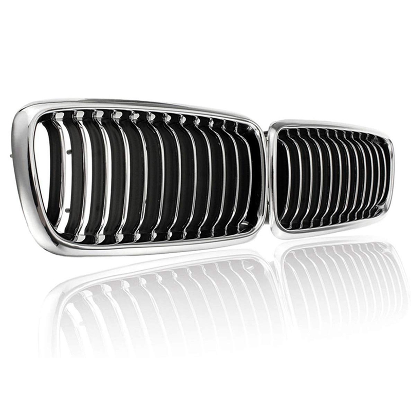 1Pair Chrome Front Kidney Grill Grille for BMW 7-Series E38 730IL/735I ...
