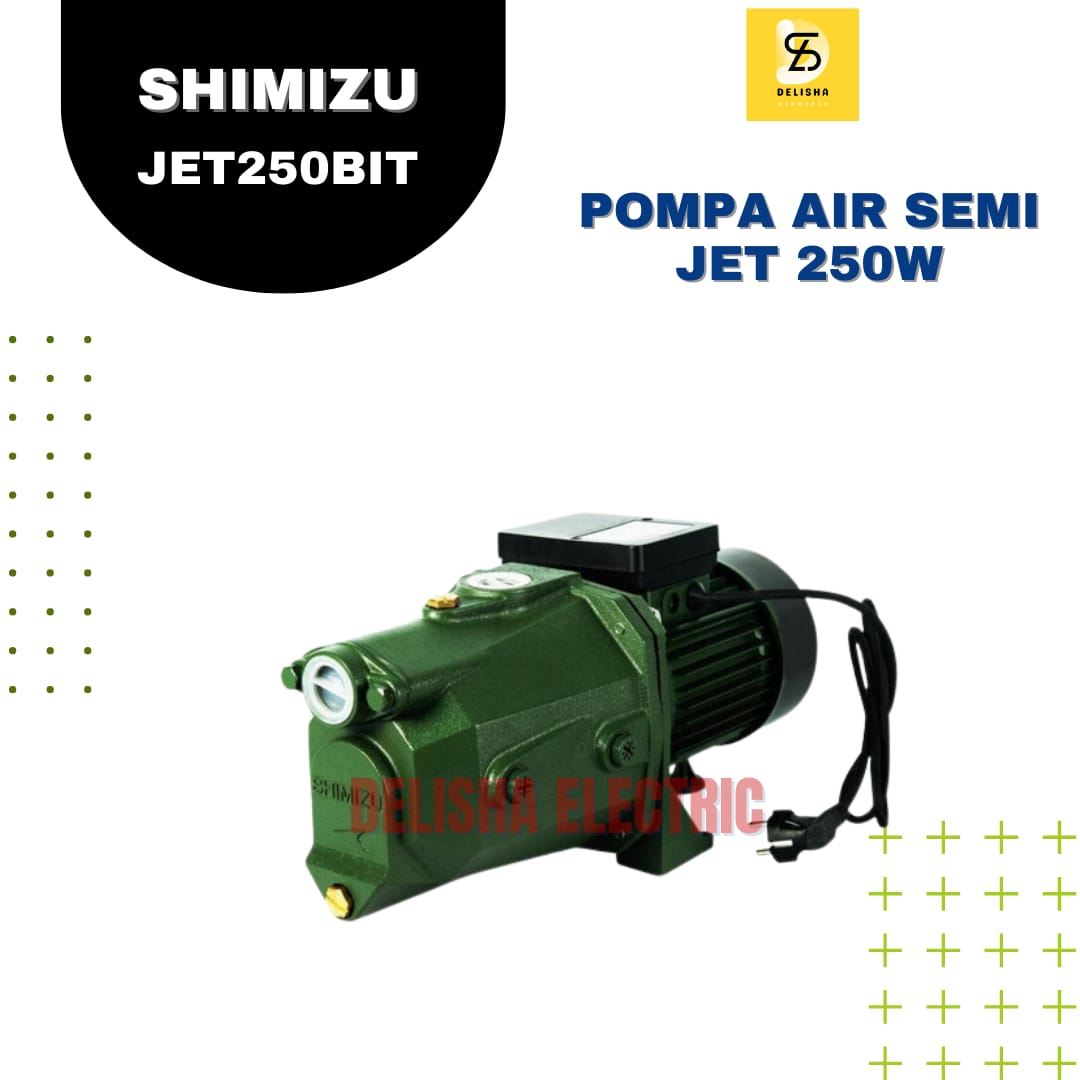 Pompa air semi jet pump pompa air listrik 250W pompa air hisap pompa ...