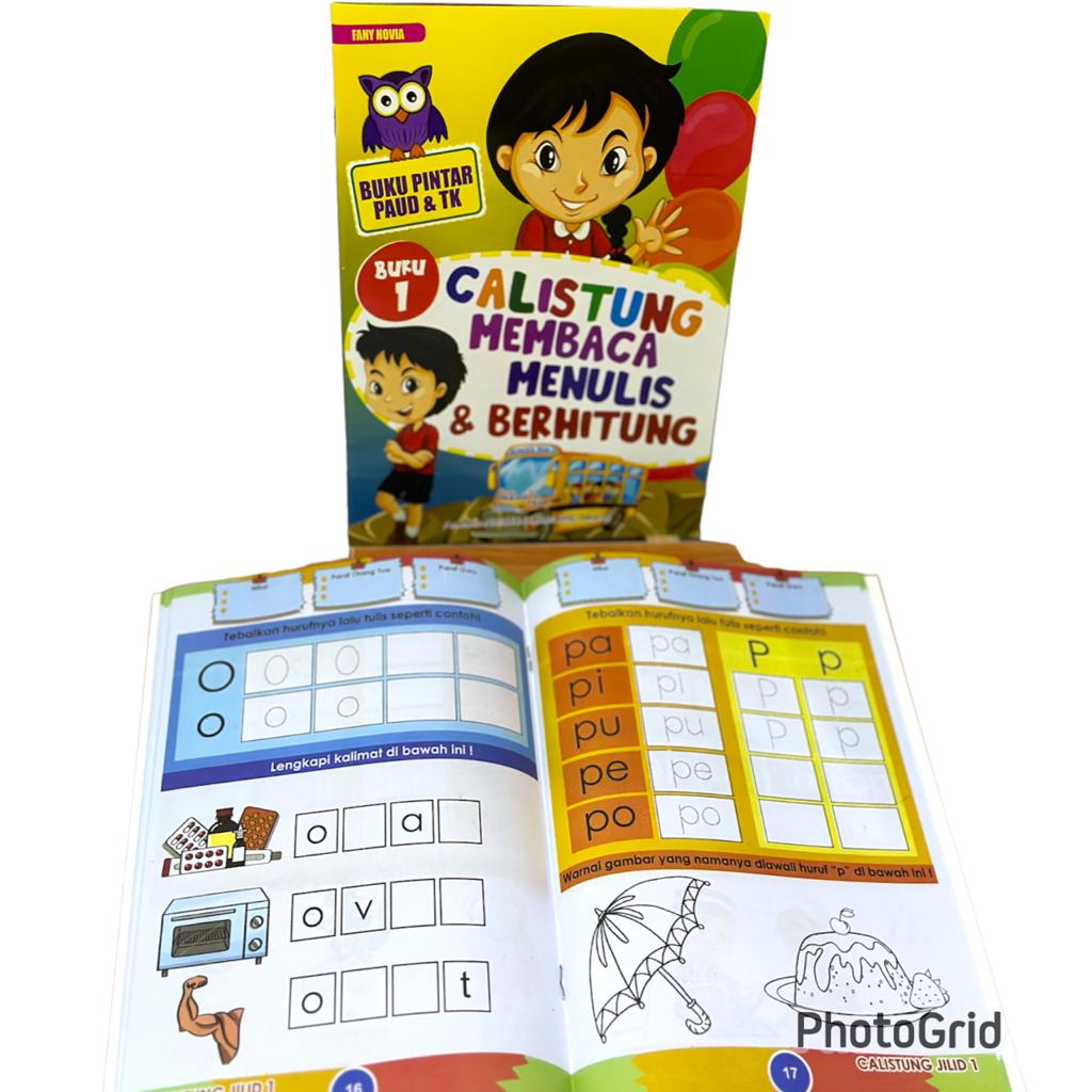Buku Pintar Calistung Jilid 1 Untuk Anak Paud Dan TK SDO - TBS | Lazada ...
